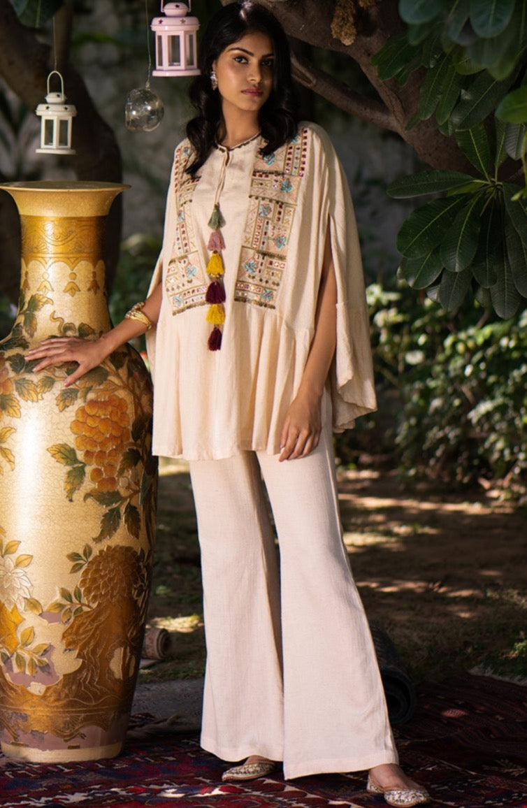 Jashn Drape Cape Set – Inej.in